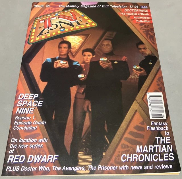 TV ZONE MAGAZINE #46 Red Dwarf, Deep Space Nine, The Martian Chronicles ...