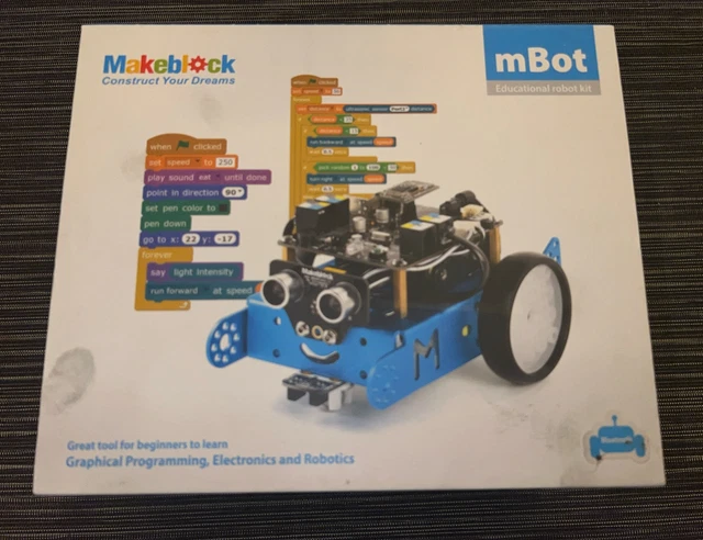 MAKEBLOCK MBOT V1.1-BLUE (Bluetooth Version) EDUCATIONAL ROBOT KIT ...