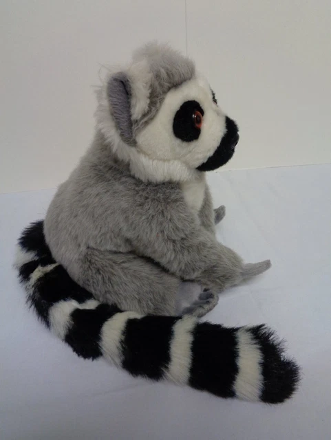 RING TAILED LEMUR Monkey Plush Soft Toy Stuffed Animal Cuddly 9" Inch £ ...