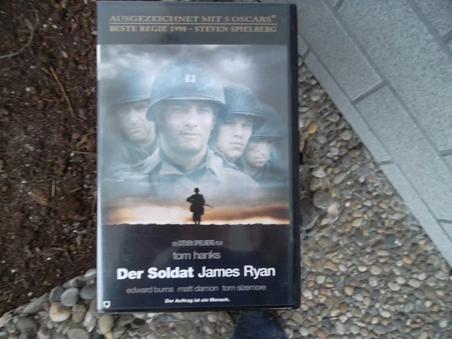 DER SOLDAT JAMES Ryan, Tom Hanks, Edward Burns, gut erhaltene "VHS ...
