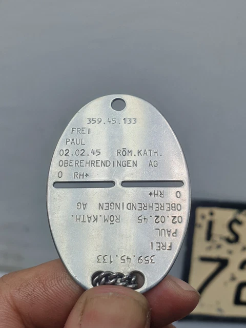 ID TAG IS a 1965 Switzerland tag £61.70 - PicClick UK