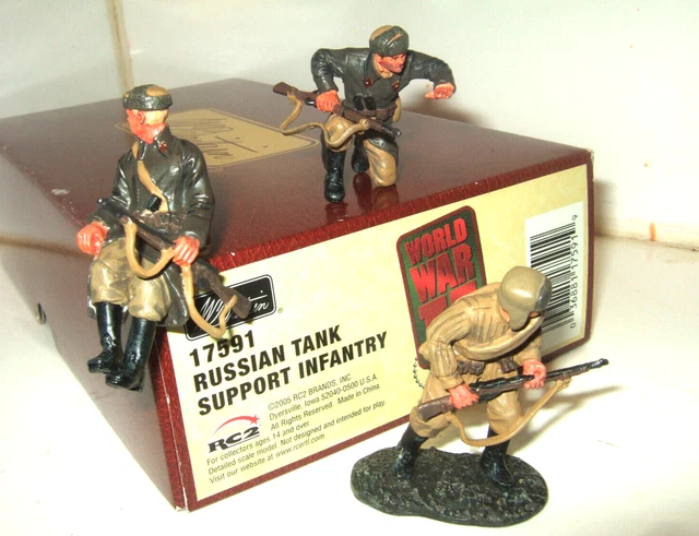 BRITAINS 17591 WW2 Russian Tank Support Infantry ( Tank Riders ) in 54 ...