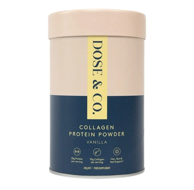 DOSE & CO Collagen Protein Powder Vanilla Flavour 420g Read Description ...