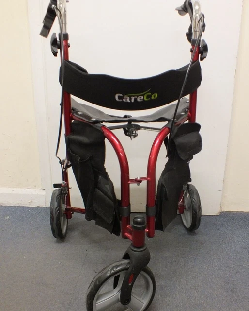 CARECO ULTRALIGHT TRI-WALKER Rollator With Seat & Storage (Sel) £9.99 ...