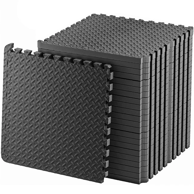 8 X THICK Heavy Duty Gym Flooring Interlocking Floor Mat EVA Foam Yoga ...