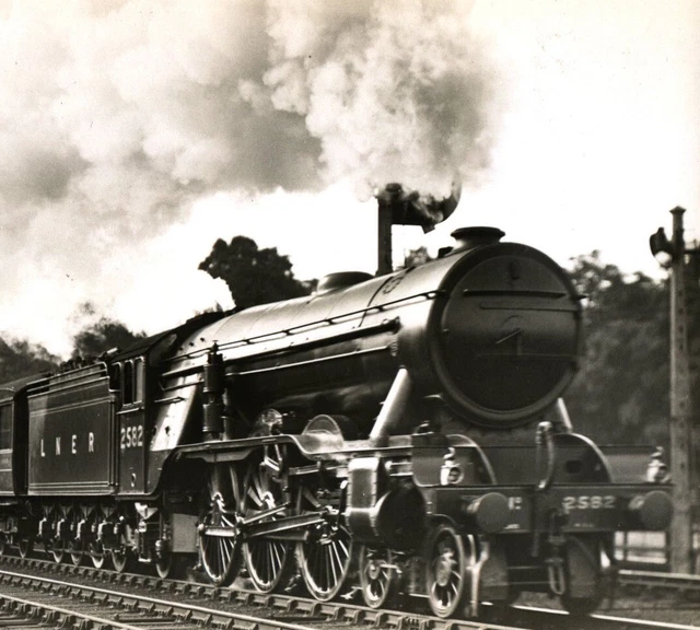 Lner 4 6 2 No 2582 Locomotive Steam Train Railway Rppc Vintage Postcard 92 £538 Picclick Uk