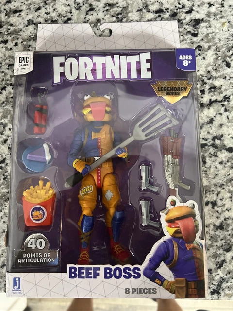 FORTNITE LEGENDARY SERIES Beef Boss Action figure 6" Epic Games - BRAND ...
