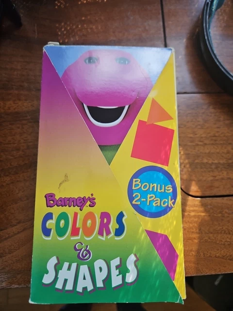 VINTAGE 1997 BARNEY and Friends VHS 2 Pack Colors and Shapes £9.72 ...