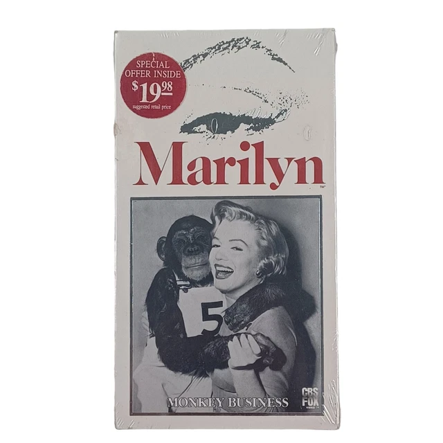 MONKEY BUISNESS MARILYN Monroe VHS Collectible 1987 Factory Sealed ...