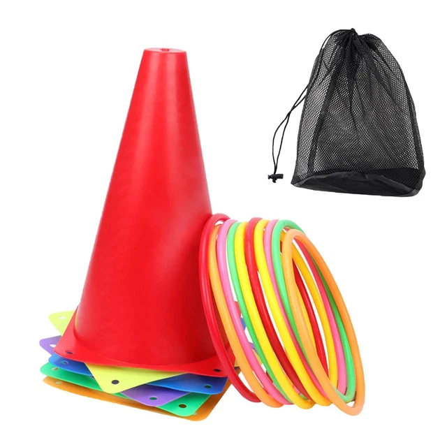 JEU DE LANCER de cônes et d'anneaux pour fête d'anniversaire ...