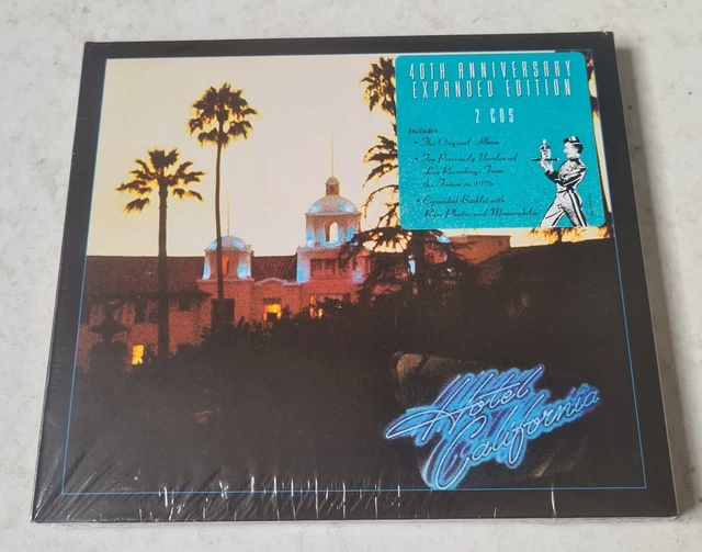 EAGLES - HOTEL California 40th Anniversary Expanded Edition 2 Disc CD ...