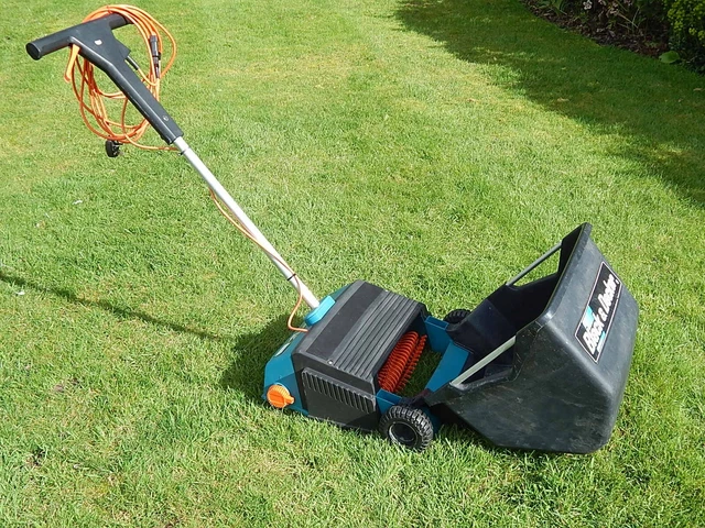 LAWNRAKER BLACK & Decker Electric Lawn Grass & Moss Raker With ...