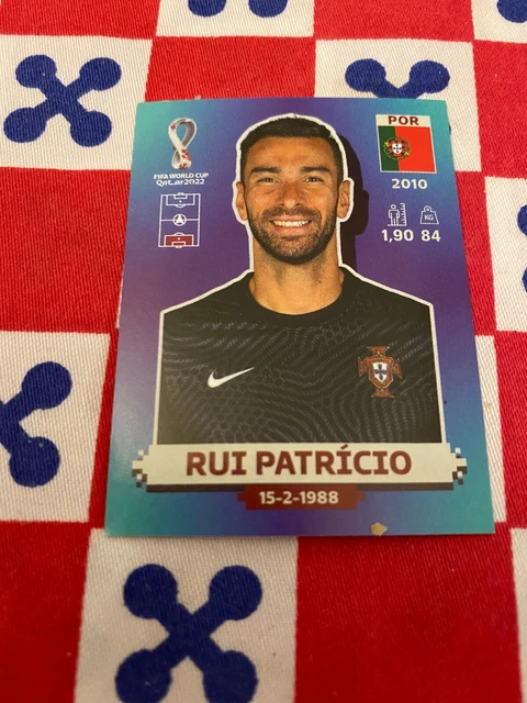 PANINI WORLD CUP Qatar 2022 Figure Nr By 4 Newsstand/Mint Rui Patricio ...