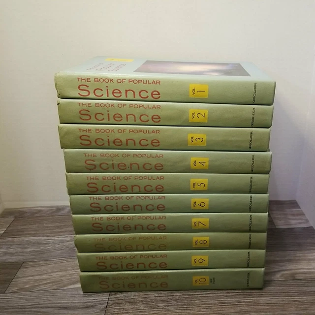 THE BOOK OF Popular Science - Complete Set - 10 Volumes - Vintage ...