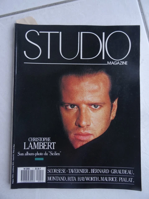 MAGAZINE CINEMA STUDIO N°1 /CHRISTOPHE LAMBERT-SCORCESE MARS 1987 EUR ...