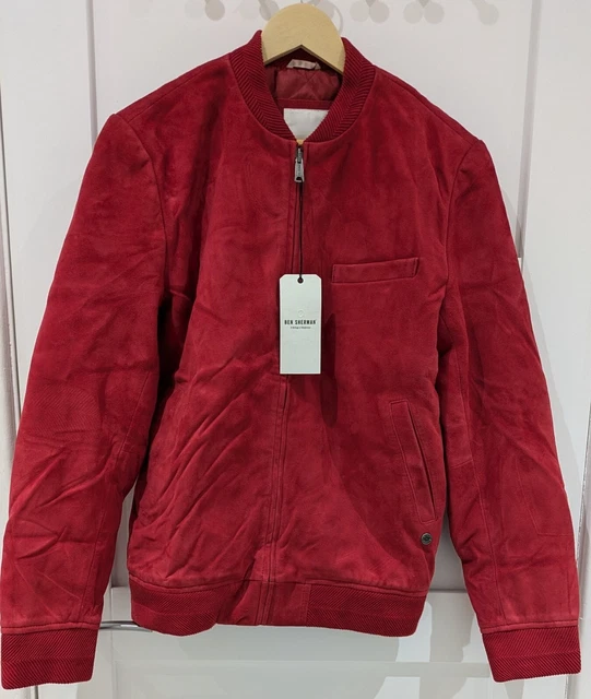 BEN SHERMAN - Real Suede Bomber Jacket £99.52 - PicClick UK