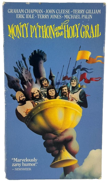 MONTY PYTHON AND The Holy Grail VHS British Comedy Fantasy Classic ...