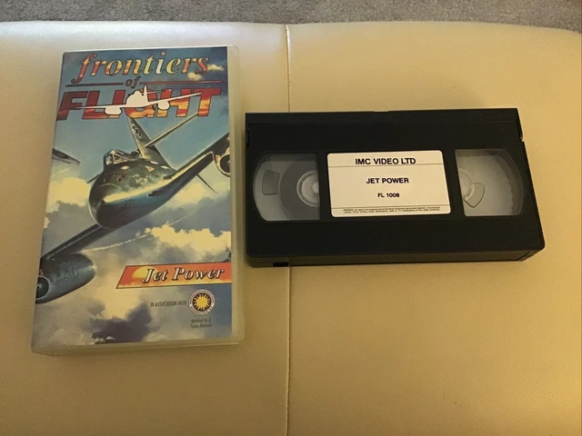 FRONTIERS OF FLIGHT Jet Power - VHS Cassette Video Tape 1993 Rare USA ...