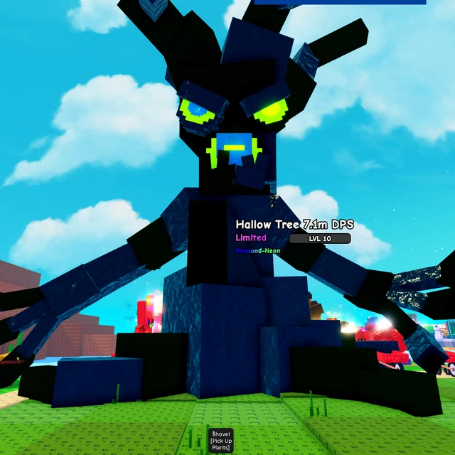 PLANTS VS BRAINROTS | Diamond - Neon Limited Hallow Tree 7.1m DPS $19. ...