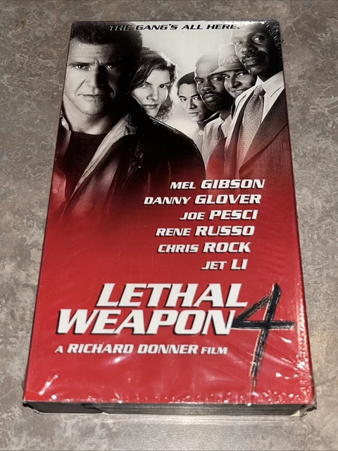 LETHAL WEAPON 4 (1999) VHS - Mel Gibson, Danny Glover, Chris Rock ...