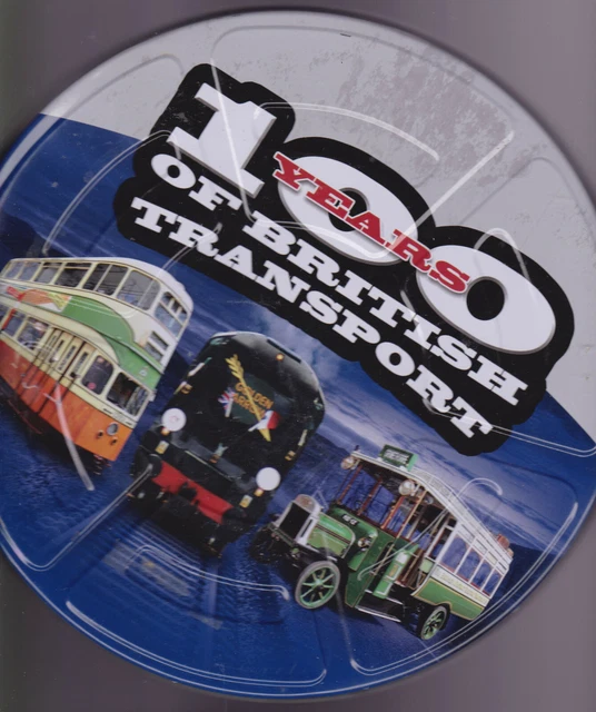 100 YEARS OF British Transport (DVD) 5 Disc set in a metal tin ...