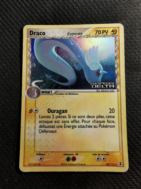 CARTE POKÉMON - Draco 42/113 Holographique - Ex Espèce Delta FR ...