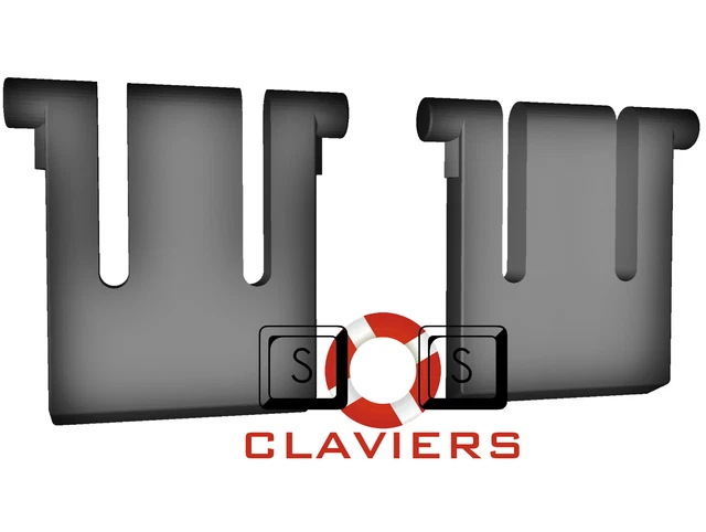 LOGITECH K250/MK250 KEYBOARD Replacement Tilt Leg Foot Stand Feet Set £ ...