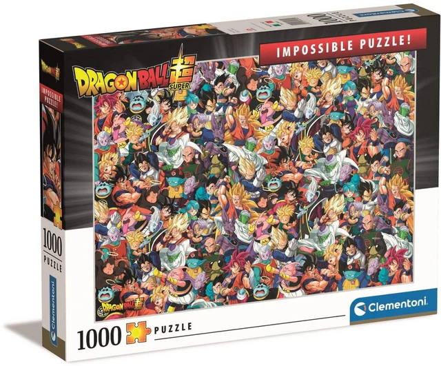 CLEMENTONI PUZZLE IMPOSSIBLE Dragon Ball 1000 Piece Puzzle $22.00 ...