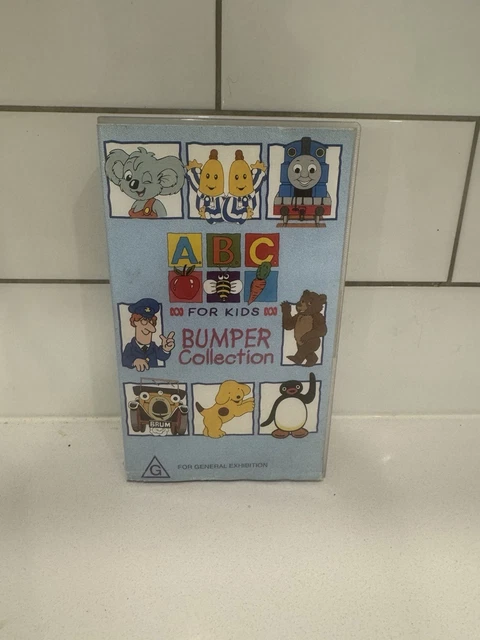 RARE VHS VIDEO Tape - ABC For Kids Bumper Collection 1999 Cartoon ...