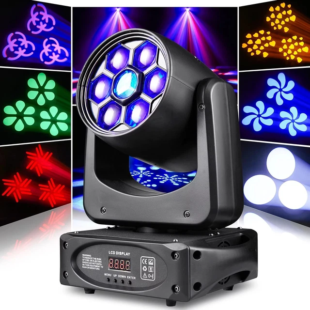 MOKA MINI MOVING Head Light 150W Bee Eye Led Party DJ Disco Beam Light ...