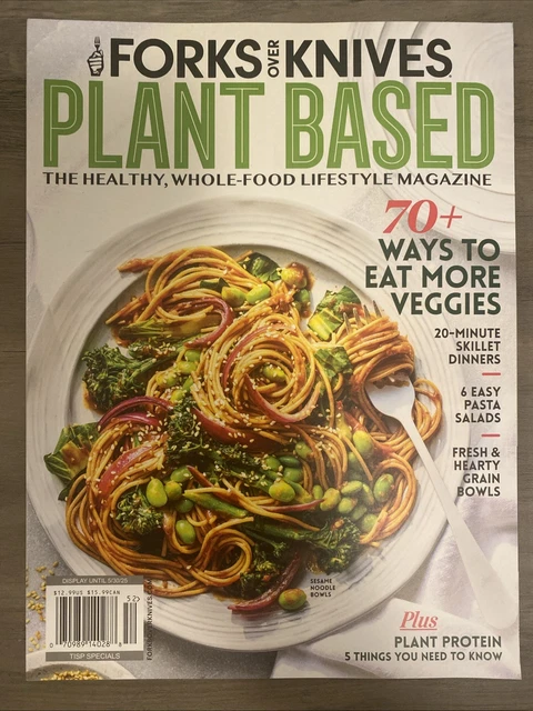 FORKS OVER KNIVES Plant Based Magazine Spring 2025 $12.99 - PicClick CA