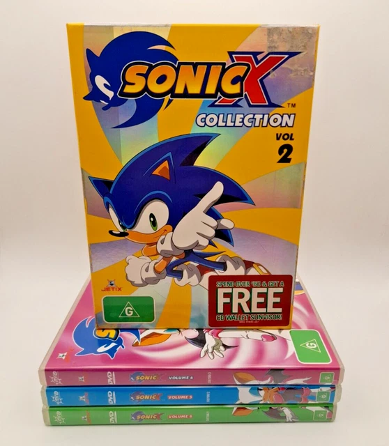 SONIC X COLLECTION Volume 2 DVD 3-Disc Box Set PAL Region 4 $25.95 ...