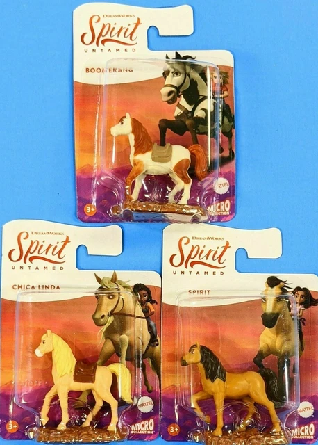 DREAMWORKS SPIRIT UNTAMED~MICRO Collection Figures Lot of 3 Horses £13. ...