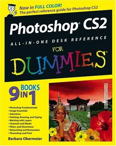 PHOTOSHOP CS2 ALL-IN-ONE Desk Reference for Dummies Barbara Ober $4.69 ...