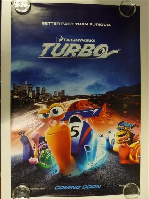 TURBO ANIMATION RYAN Reynolds Advance Original Film Affiche Un Feuille 69x102cm EUR 23,86 ...