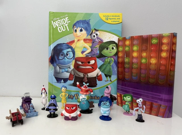 DISNEY MY BUSY Book Inside Out Storybook Playmat & 12 Figures 2015 ...