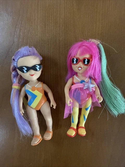 VINTAGE 1986 2 Tonka Hollywood Doll 5” Magic Color Changing Hair $14.99 ...