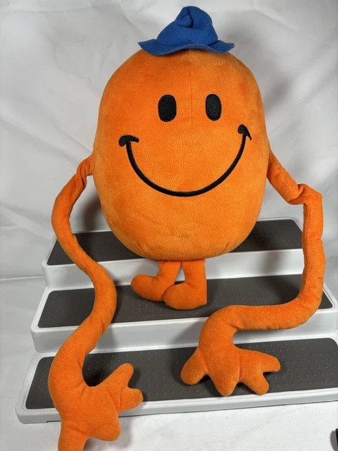 MR MEN MR Tickle Moving Arms Noises Plush 10 Inch Large Rare Sanrio £22 ...