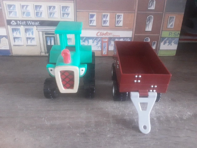 BOB THE BUILDER Travis The Tractor Plus Trailer £6.50 - PicClick UK