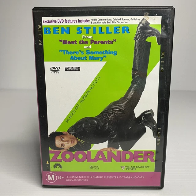 ZOOLANDER (DVD, 2001) Region 4 VGC Ben Stiller Owen Wilson $8.79 ...