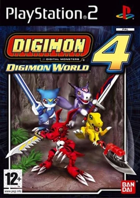 DIGIMON WORLD 4 - Sony PS2 PlayStation 2 Action Adventure Strategy ...