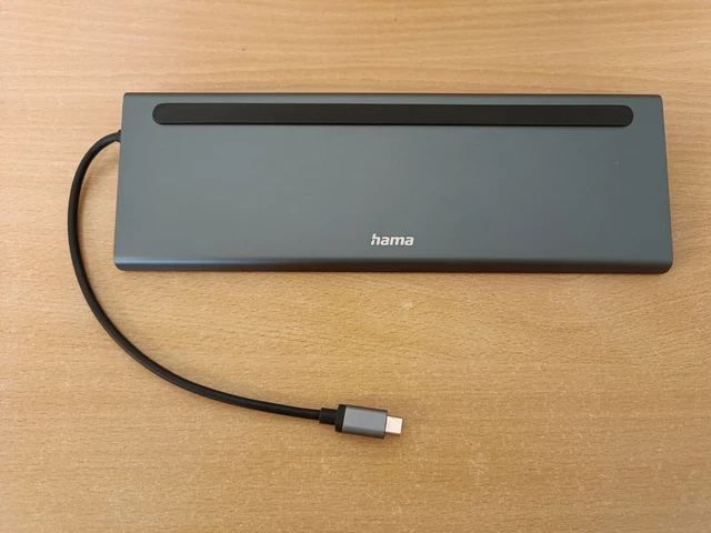 HAMA USB-C 10 Port Docking Station 4 x USB A USB-C x 2 HDMI x 2 DP ...