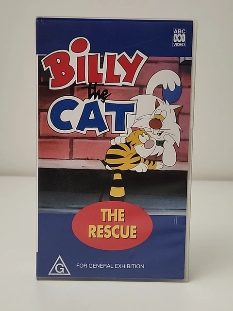 BILLY THE CAT: The Rescue - Vintage 1998 ABC For Kids - VHS Video Tape ...