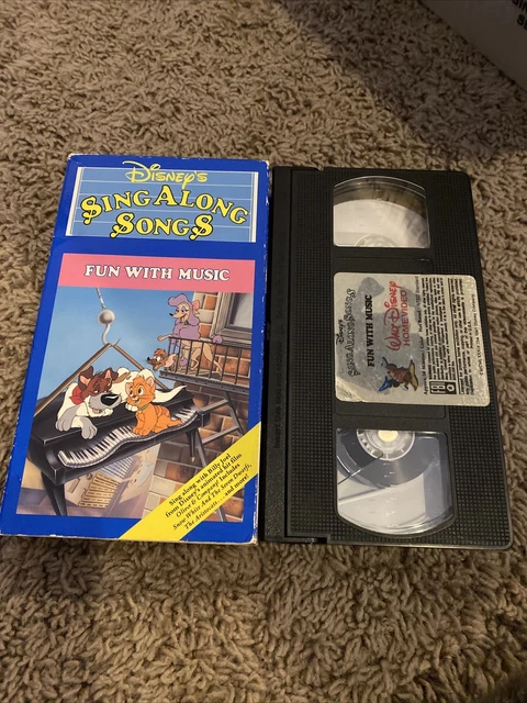 DISNEY'S SING ALONG SONGS FUN WITH MUSIC VHS, 1989 BILLY JOEL Rare Vintage $11.03 - PicClick CA