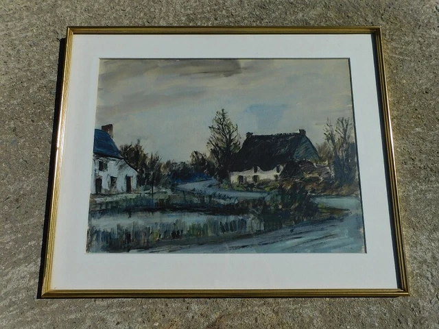 OIL PAINTING ON Paper Sign Jr Remon $164.51 - PicClick CA