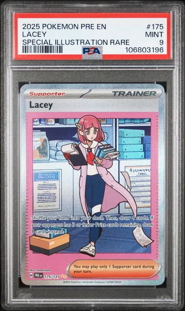 2025 POKEMON PRE En-Prismatic Evolutions Special Illustration Rare ...