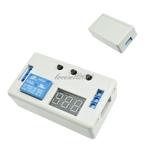 12V LED AUTOMATION Delay Timer Control Switch Relay Module with case $4 ...
