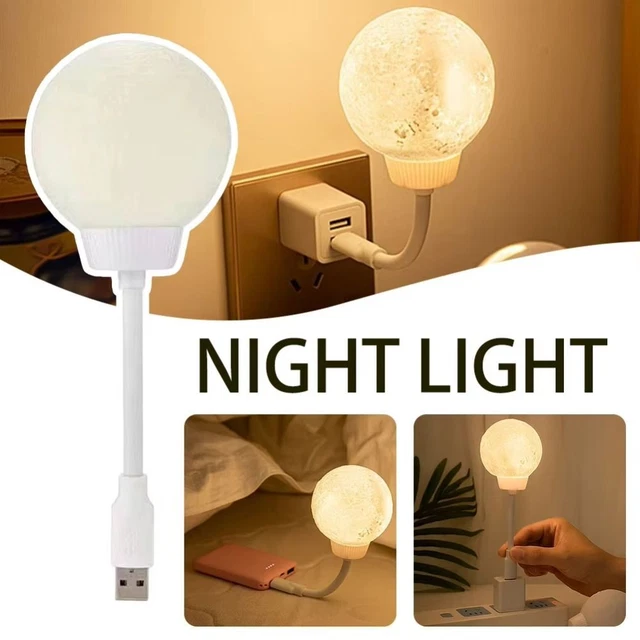 VOICE CONTROL SMART Moon Lamp Can Be Timed Bedside Lamp £6.96 - PicClick UK