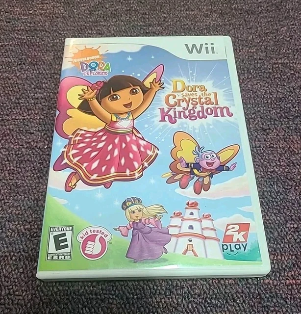 DORA THE EXPLORER Dora Saves the Crystal Kingdom (Nintendo Wii, 2009) £ ...