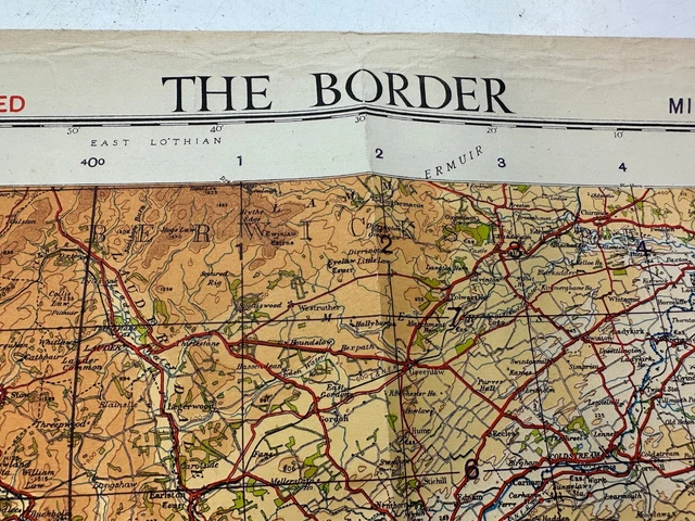 ORIGINAL WW2 BRITISH Army 1939 Map of England - RAF Bases - The ...